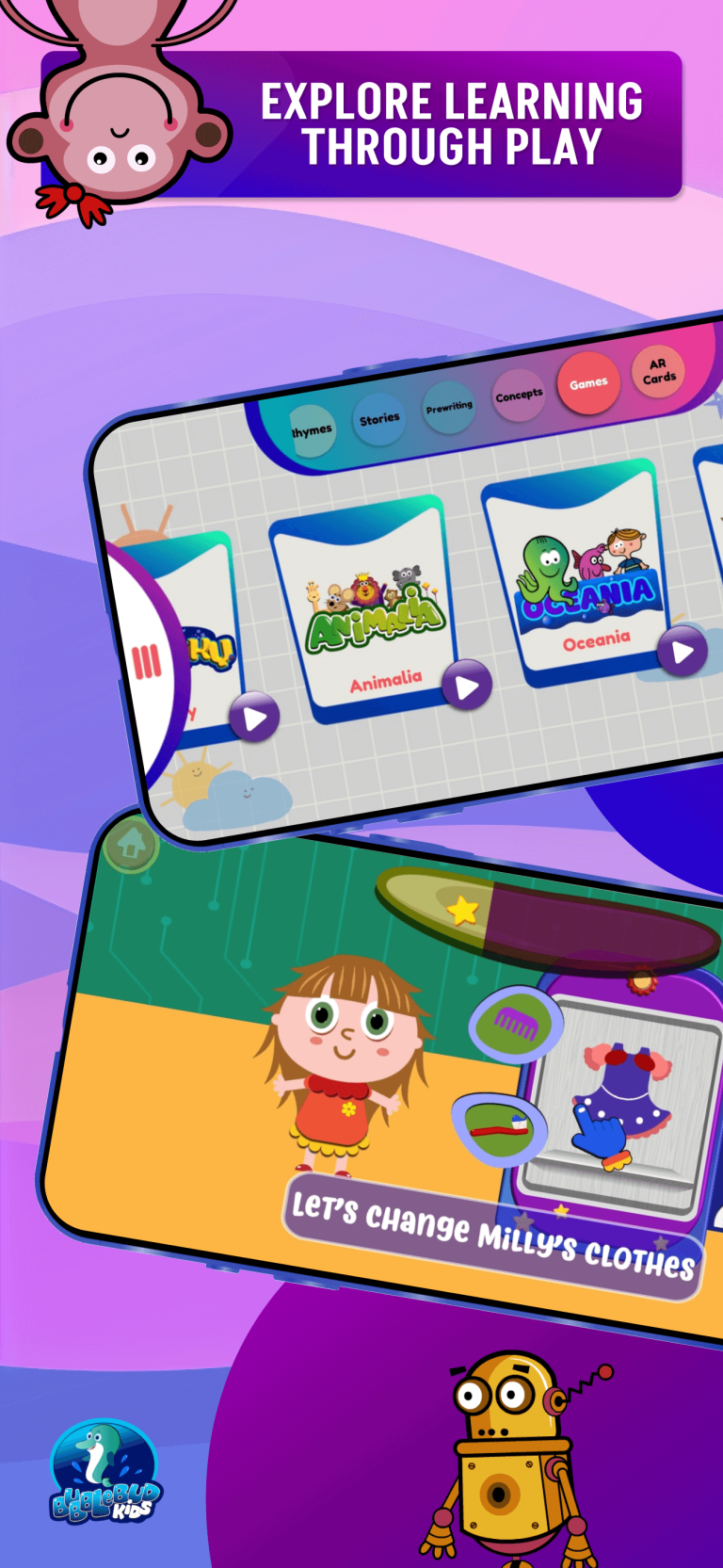 Effortless Preschool Learning and Management App - BubbleBud Kids